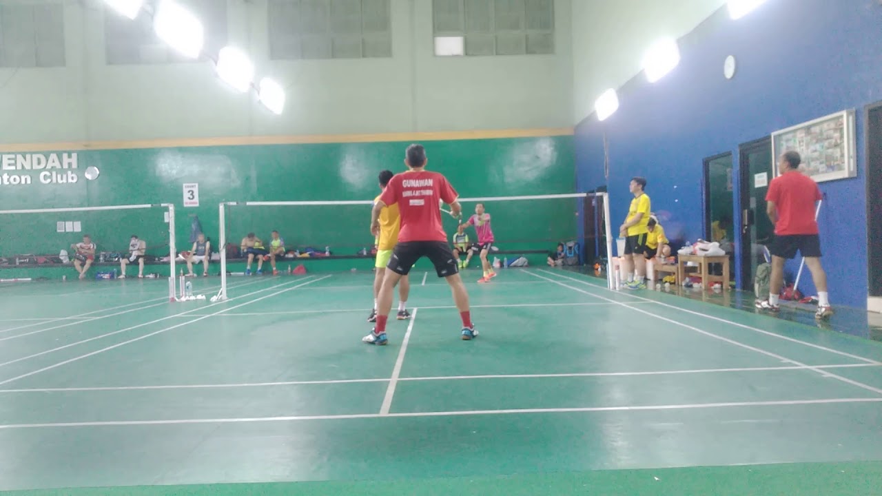 Badminton veteran 90 th gunawan/adi ariyadi vs eming/unang - YouTube