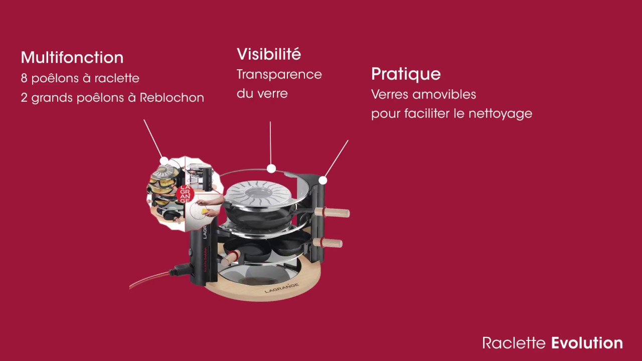 Raclette Evolution® par LAGRANGE - YouTube