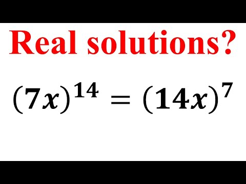 Solving a cool equation - YouTube