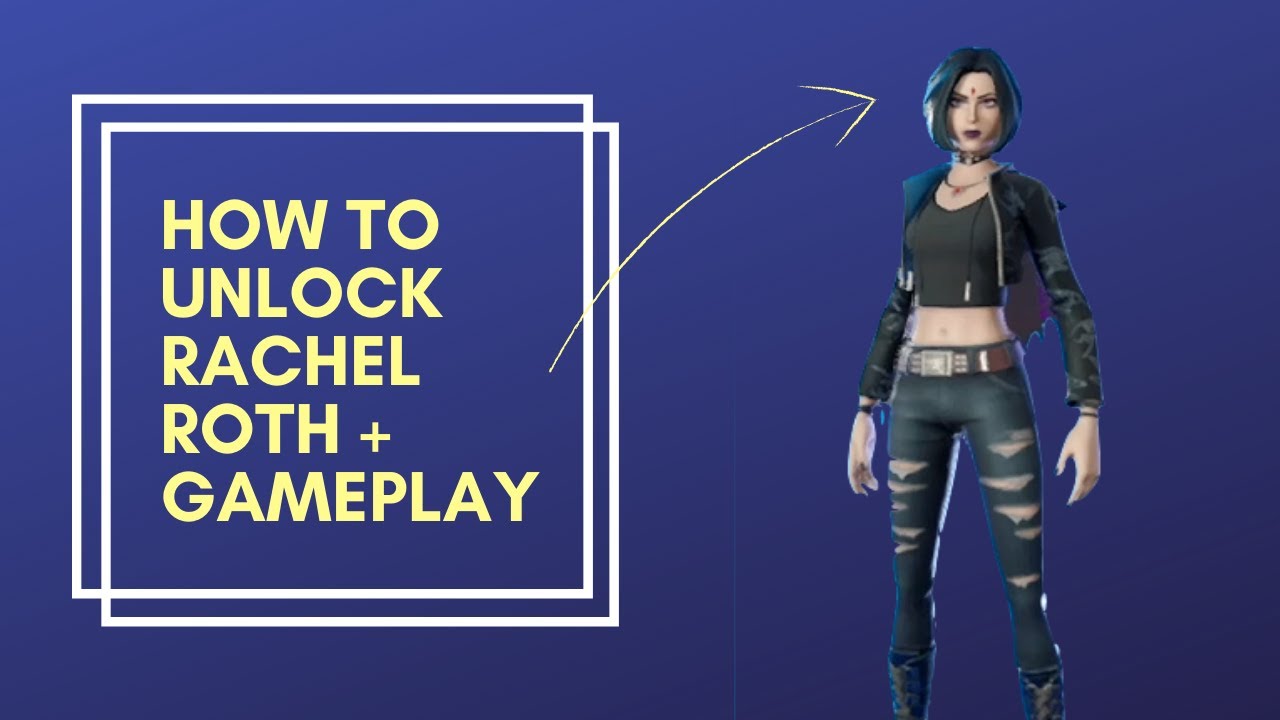 How to UNLOCK Rachel Roth + Gameplay | Fortnite | Season 6 - YouTube