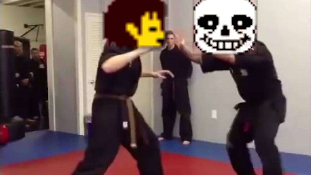 When you fight Sans... - YouTube