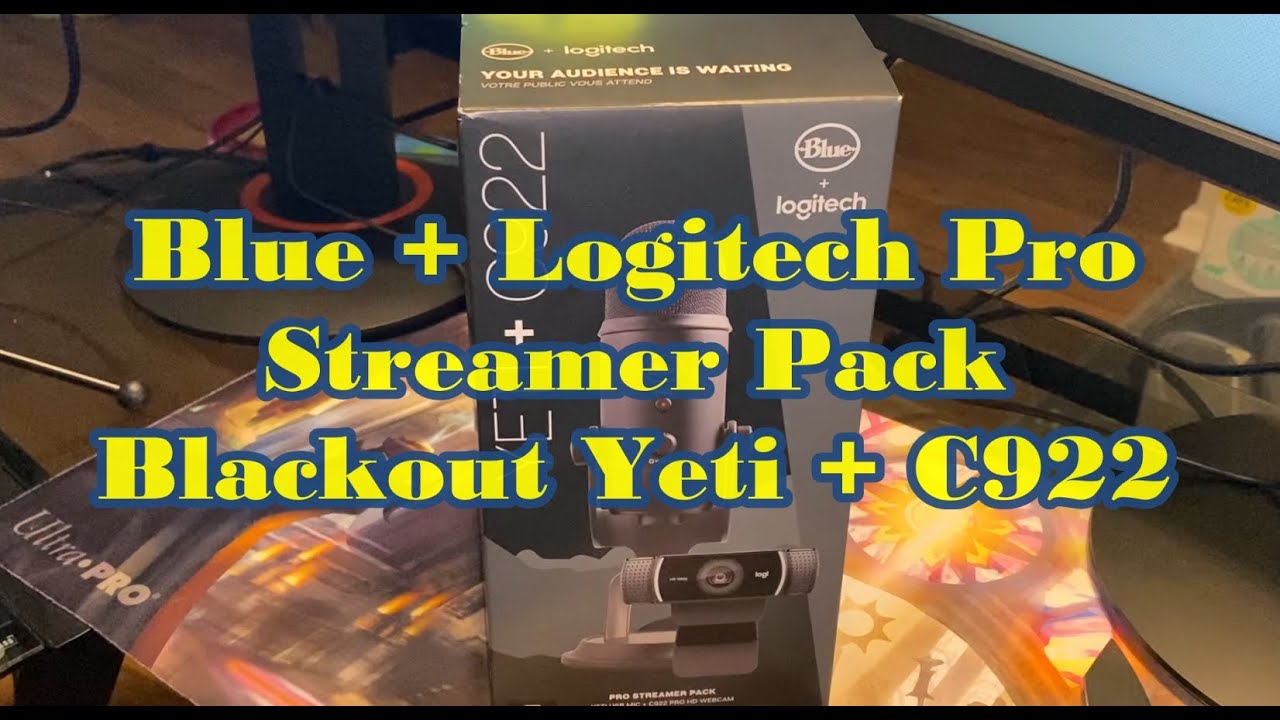 Blue Yeti + Logitech Pro Streamer Bundle Unboxing - Blackout Blue Yeti ...