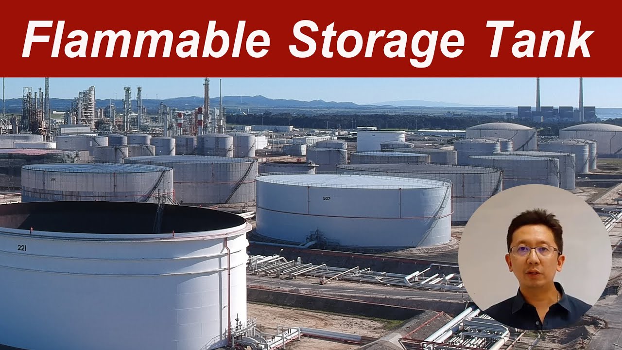 Safety on flammable storage tank - YouTube