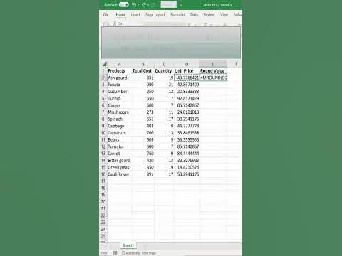 Precision Rounding Made Easy with MROUND Function in Excel - YouTube