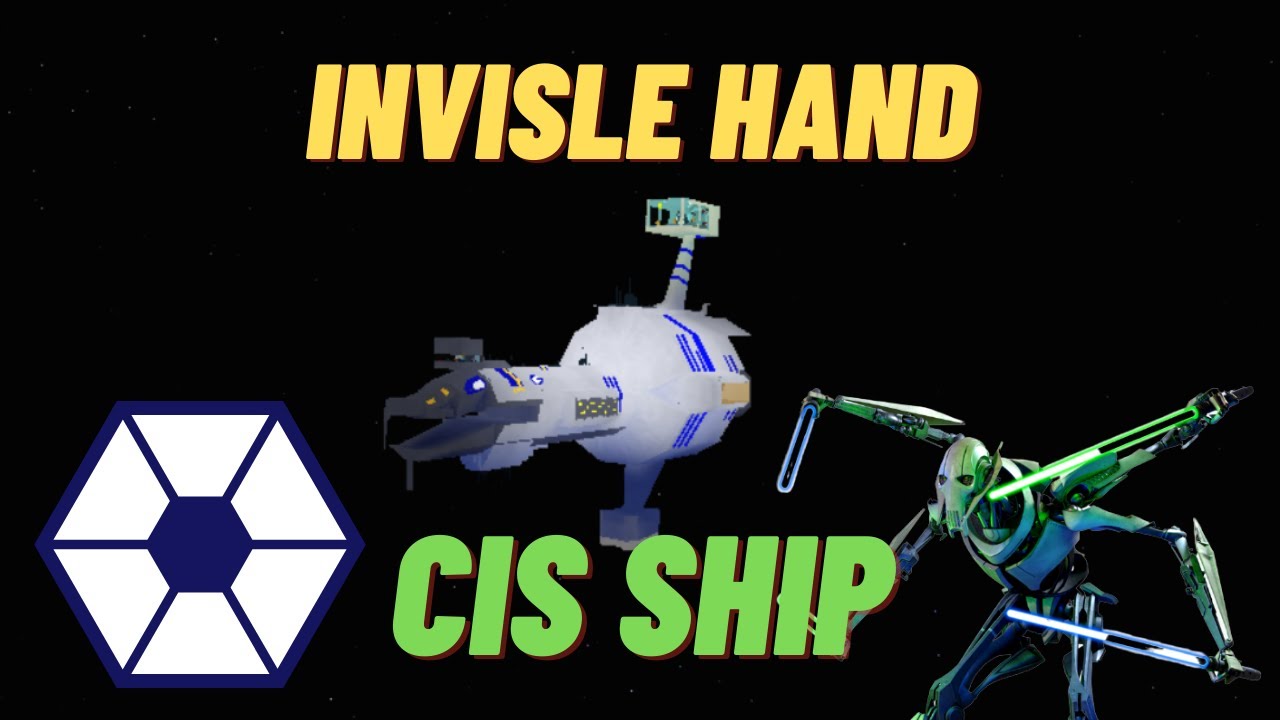 Roblox BABFT Invisible Hand | CIS Ship | Star Wars - YouTube