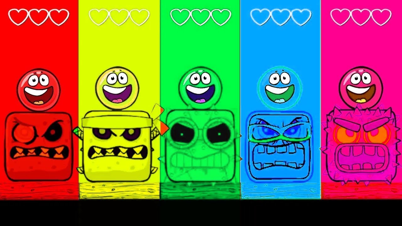 Red Ball - Green Ball - Blue Ball - Yellow Ball - Pink Ball - All ...