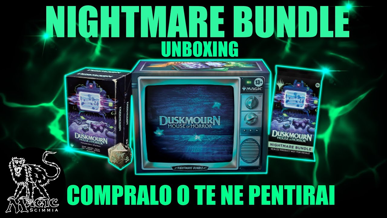 Duskmourn the house of horror- nightmare bundle unboxing - Tim Jacobus ...