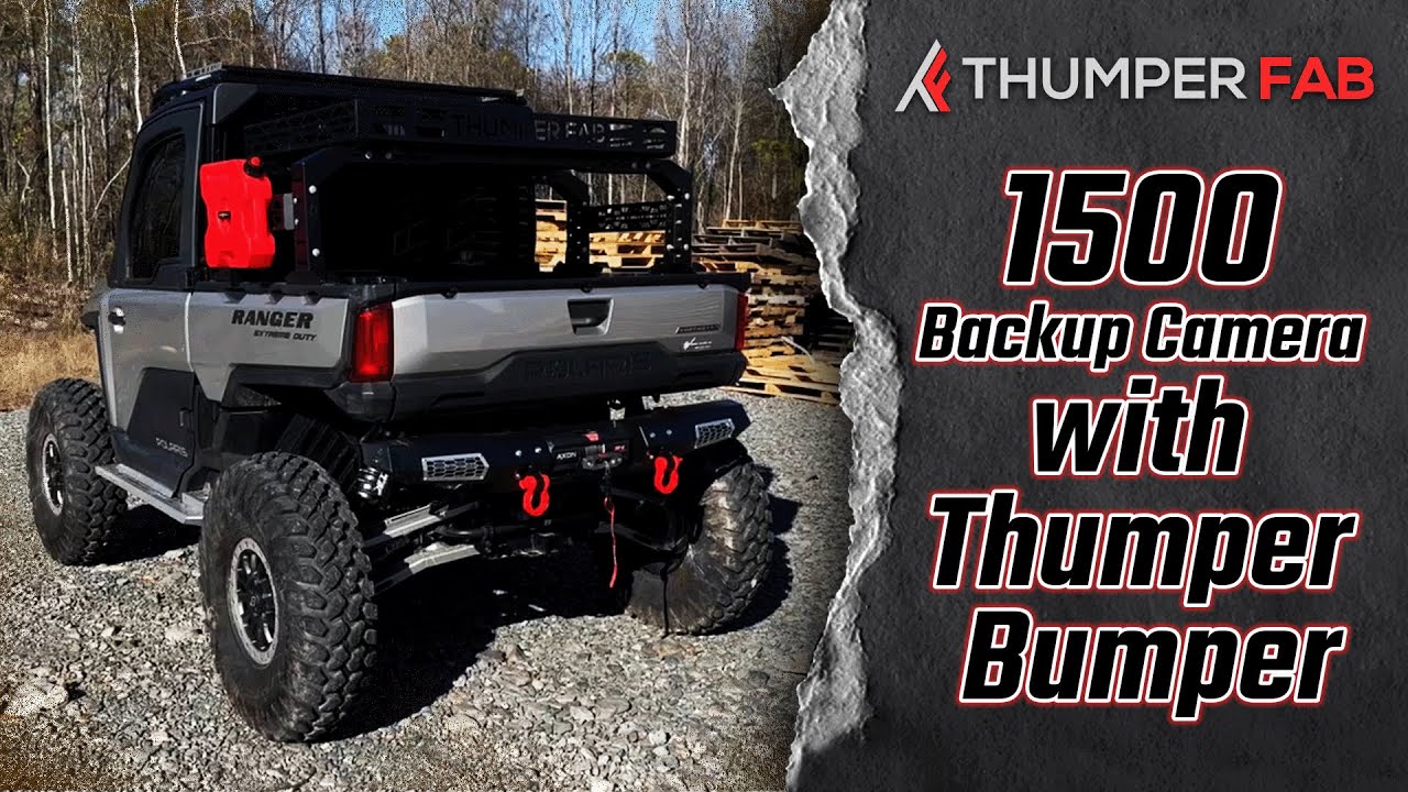 Polaris Ranger 1500 Rear Camera Installation with Thumper Fab Bumper ...