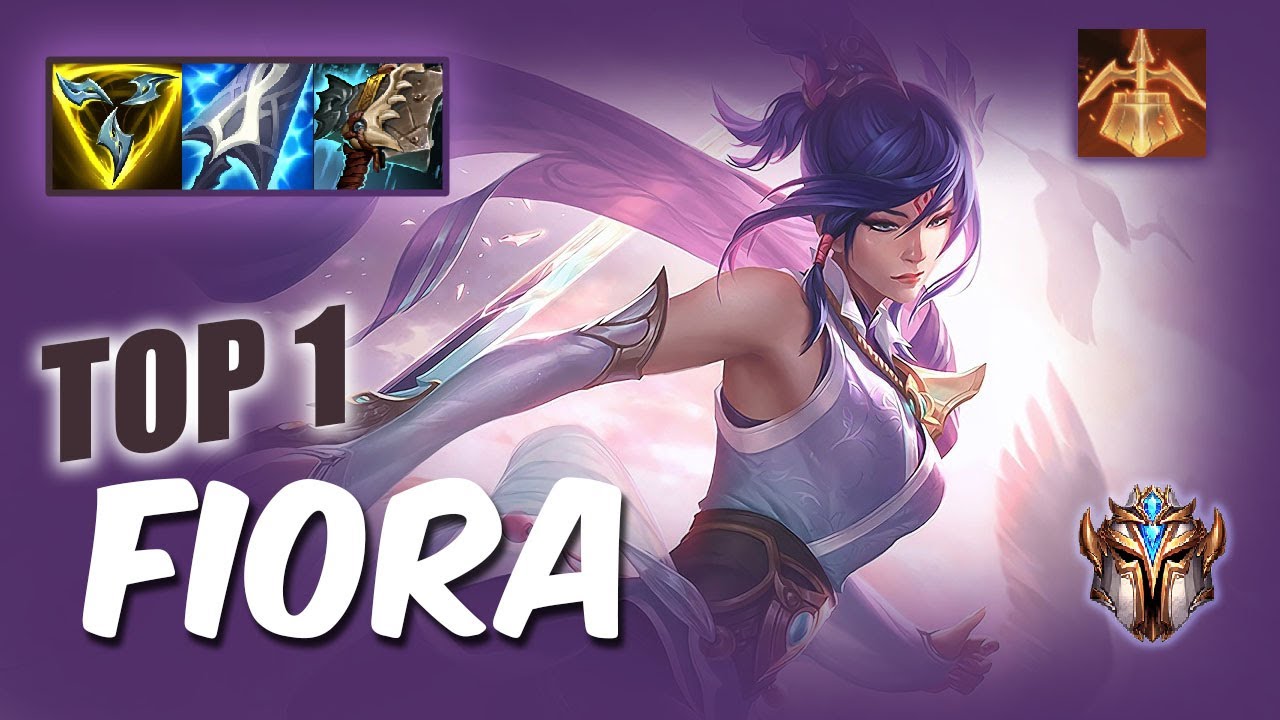 [Wild Rift] Fiora TOP 1 - S10 RUSH Challenger ranked game + build - YouTube