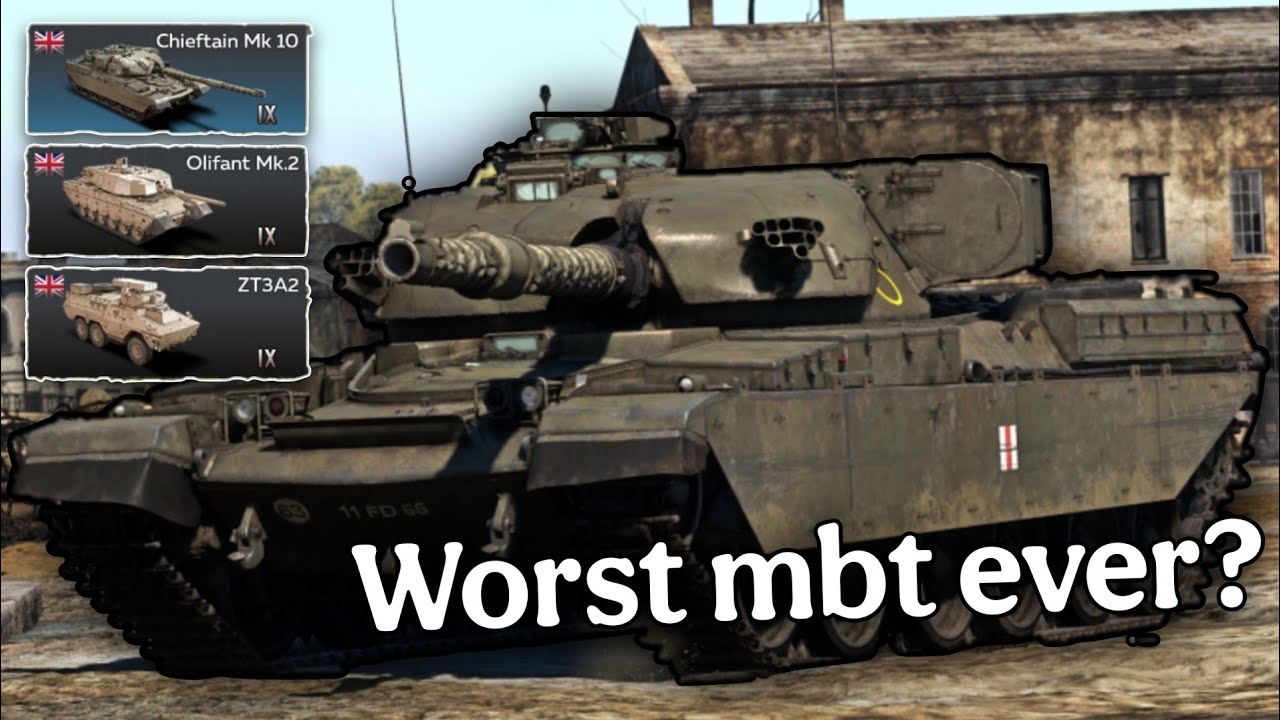 Worst main battle tank ever? (Cheiftain mk10) - War Thunder Mobile ...