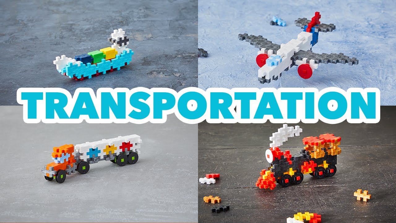 Plus-Plus Transportation - Stop Motion video - YouTube