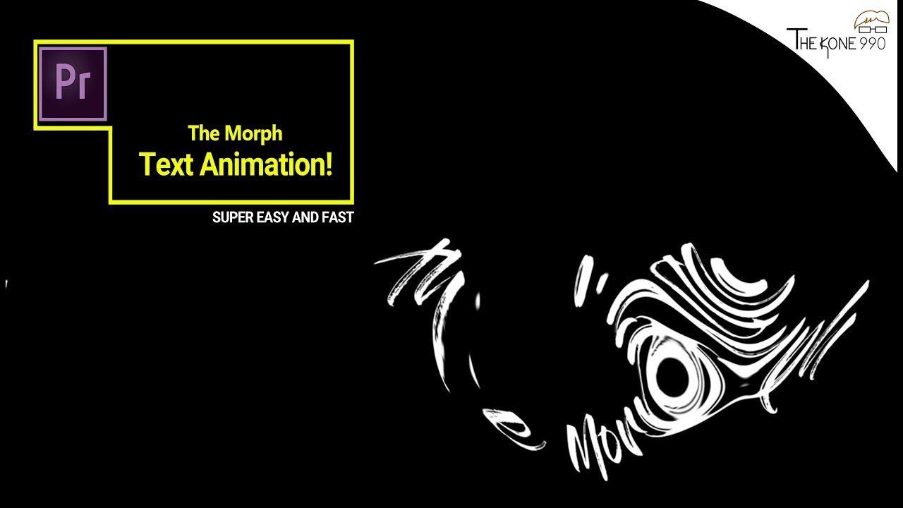 Easy Text Animation the Morph - Tutorial Premiere Pro - YouTube