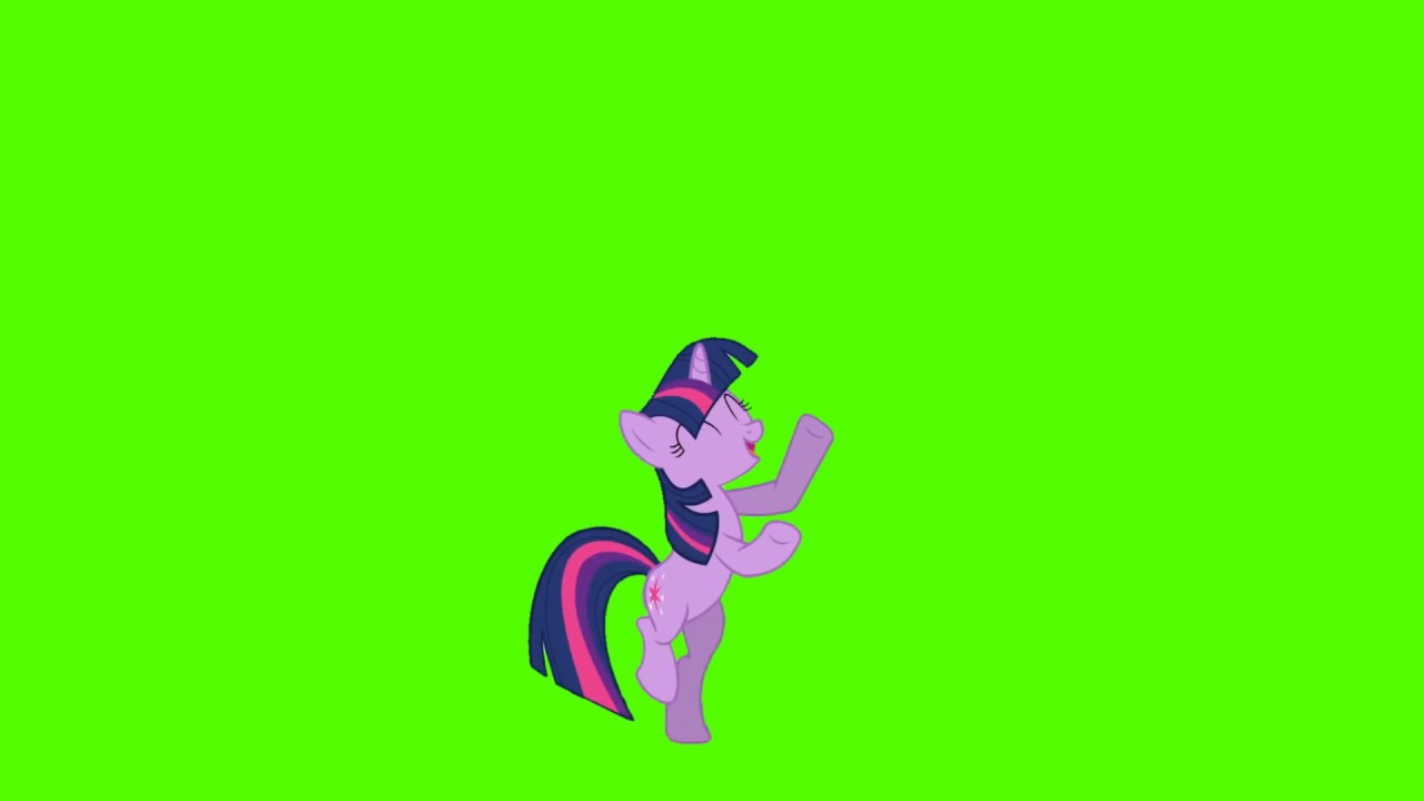 Twilight Sparkle Tap Dances - Green Screen Ponies - YouTube