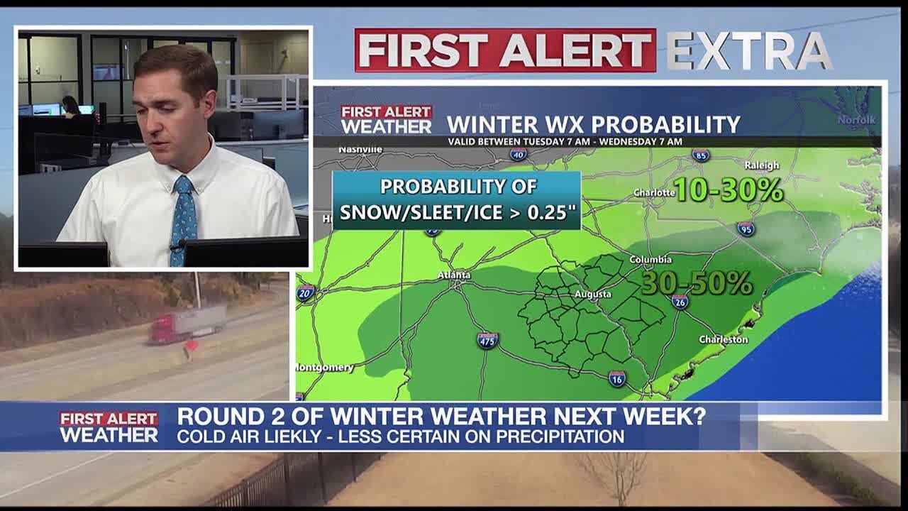 Round 2 of Winter Weather Next Week? - YouTube