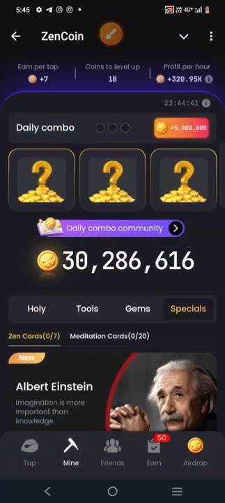 Zencoin Daily Combo Card 14 October | Zen coin Today Combo #zencoin #combo #airdrop #mining # ...
