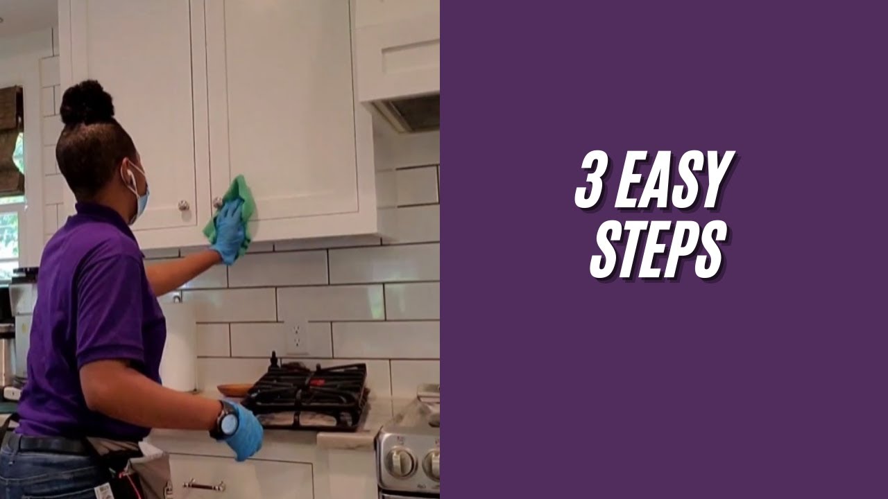 How To Properly Clean Kitchen Cabinets And Keep Them Clean - YouTube
