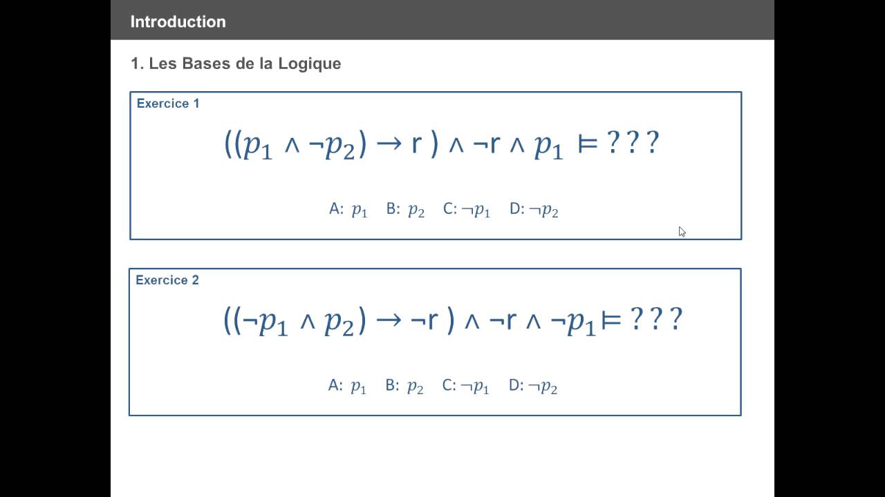 Logique Informatique Intro - YouTube