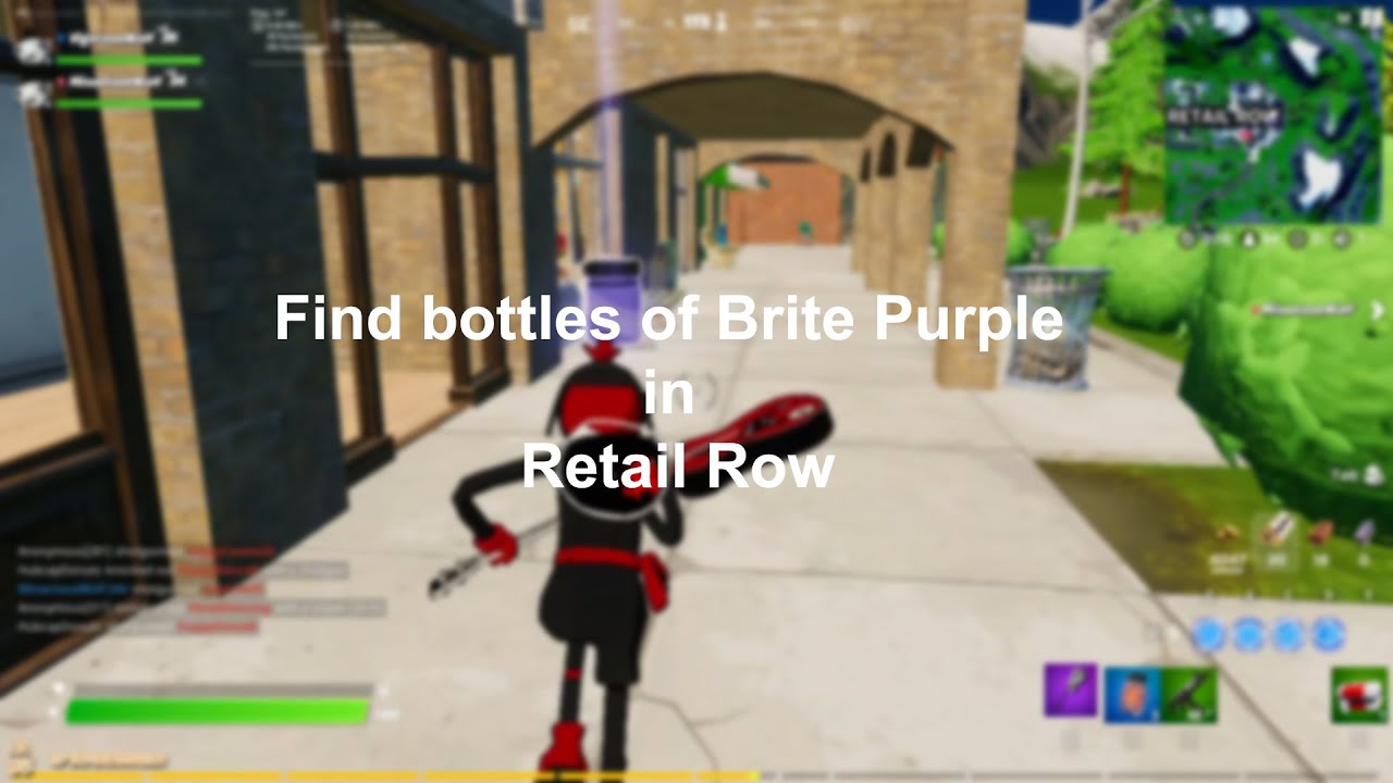 Find bottles of Brite Purple in Retail Row - YouTube