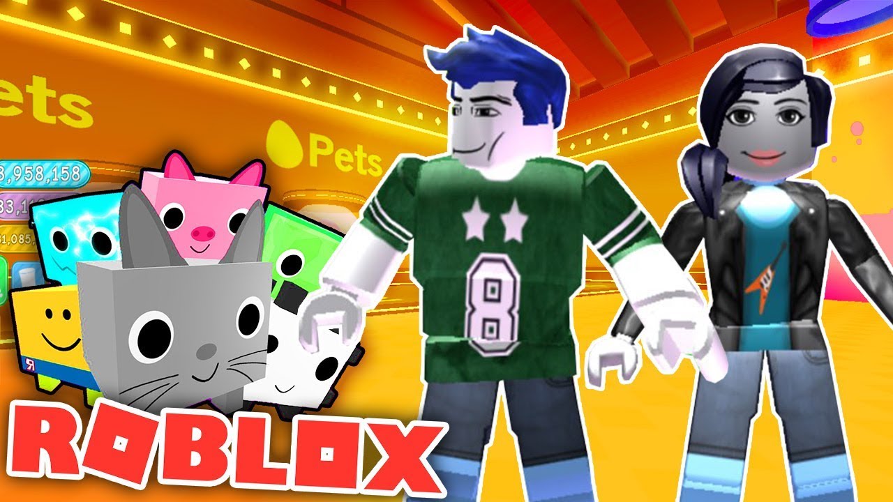 NASZA PIERWSZA GRA W PET SIMULATOR W ROBLOX! - YouTube