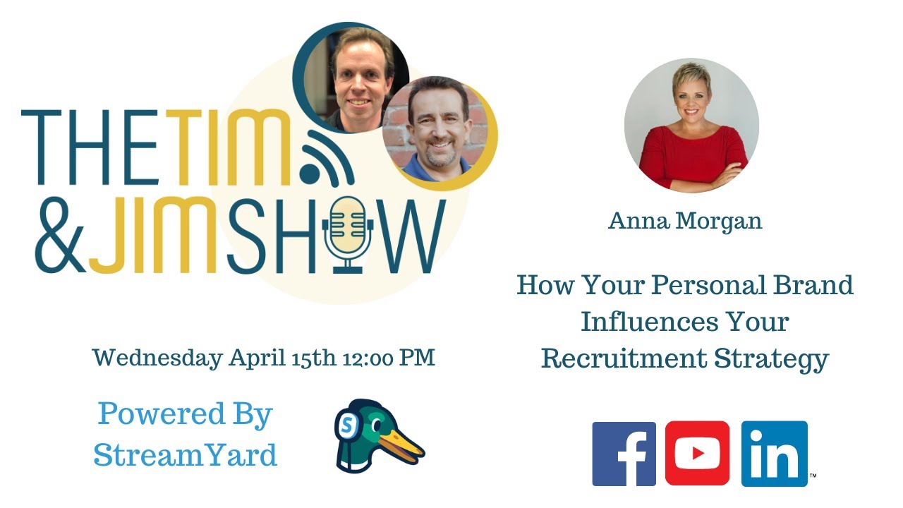 The Tim & Jim Show with Guest Anna Morgan - YouTube