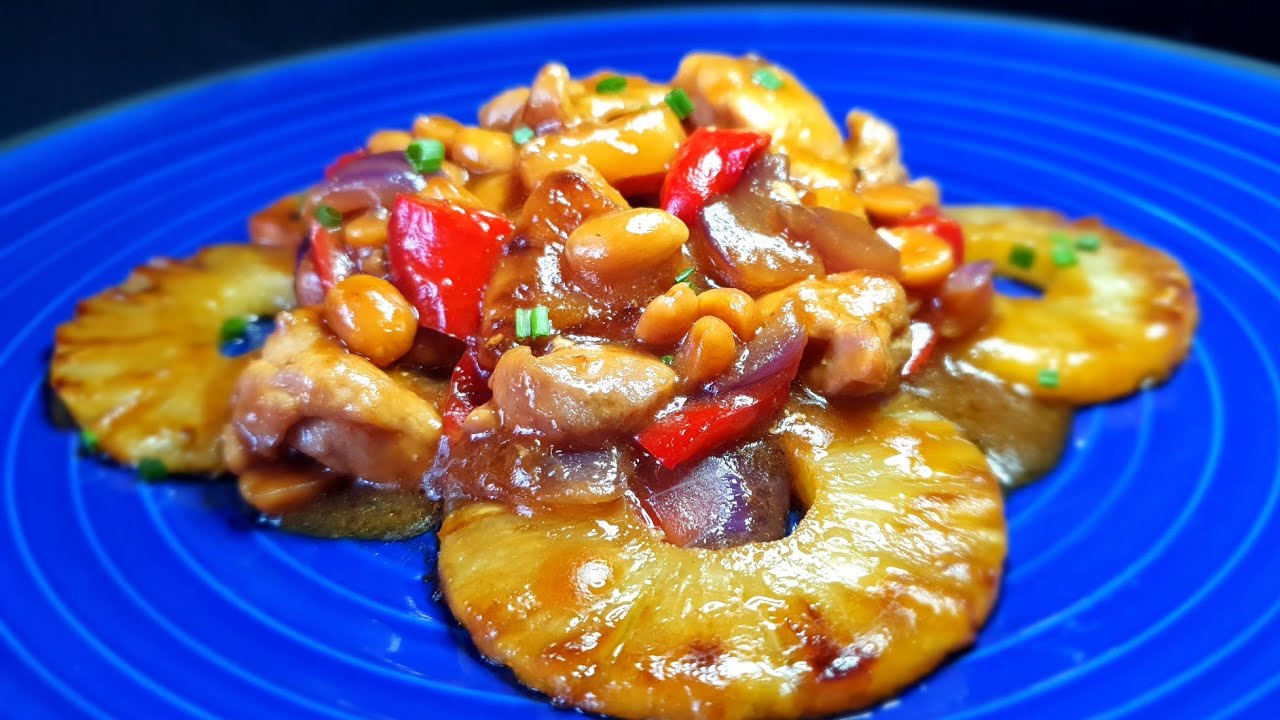POLLO🍗con PIÑA🍍, delicioso!! - YouTube
