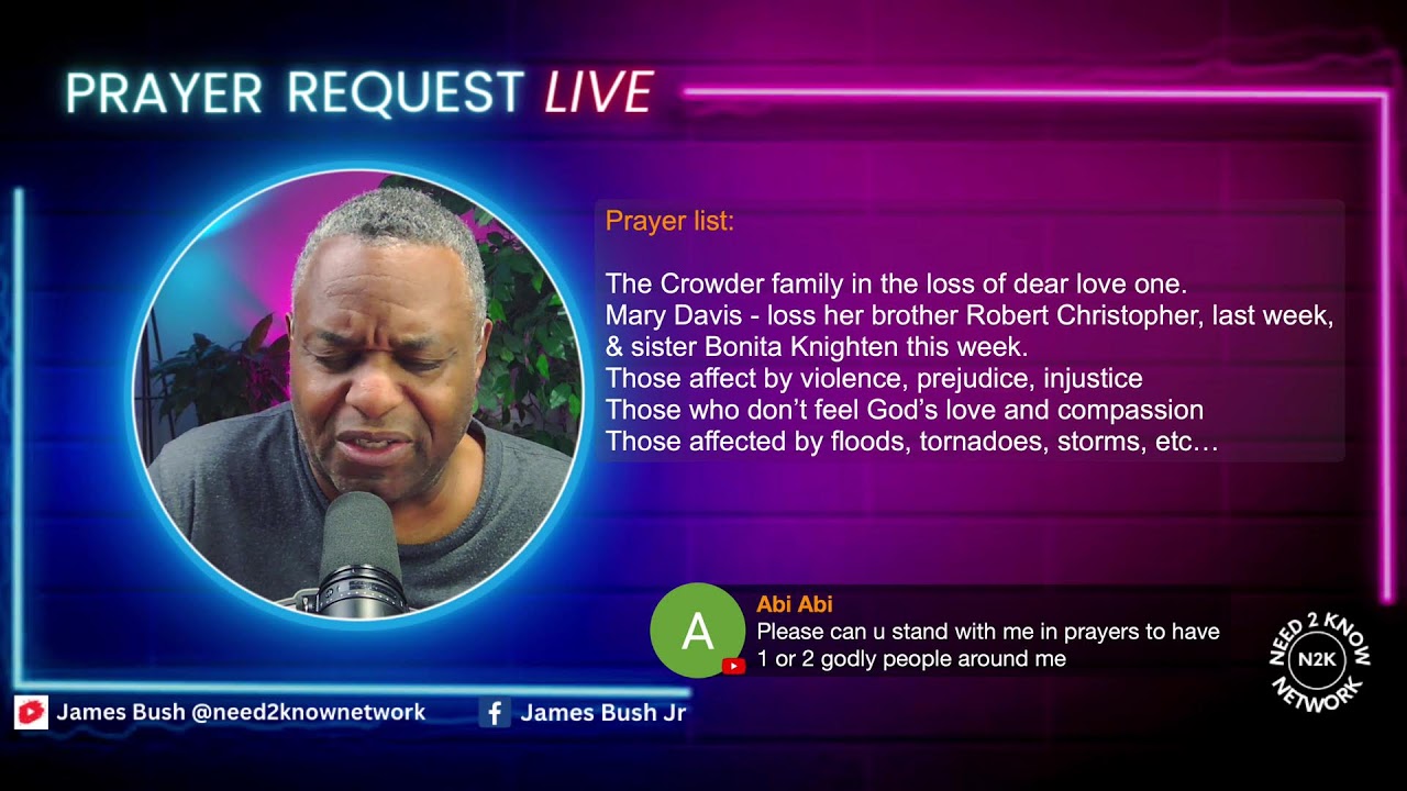 Prayer Request "Live" Who were Adam/Eve? - YouTube