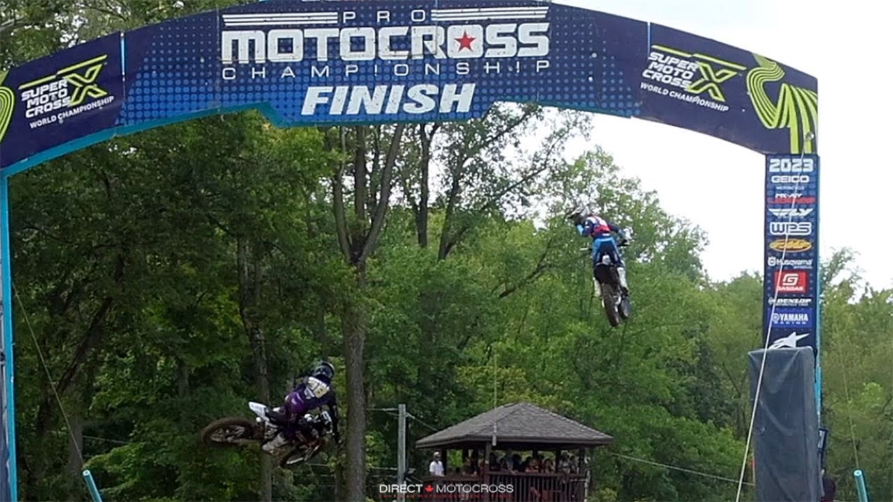 Haiden Deegan - Huge Jump at Ironman MX 2023 - YouTube