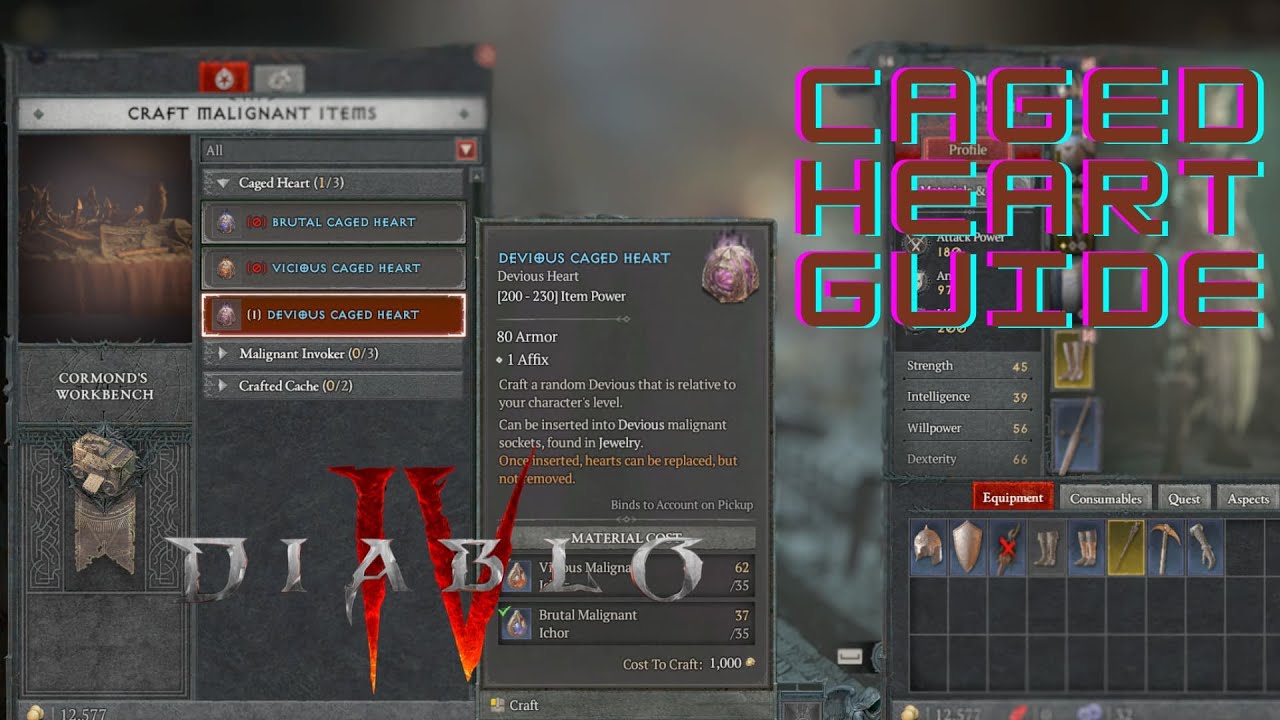 How To Get Caged Hearts in Diablo 4 | Diablo 4 Caged Hearts Farm ...