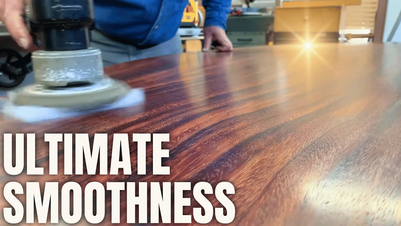 How to Buff an Oil-Finished Table - YouTube