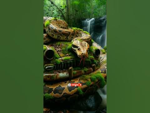 Nature exploration Discovery python travel waterfal amazing #shotsvideo ...
