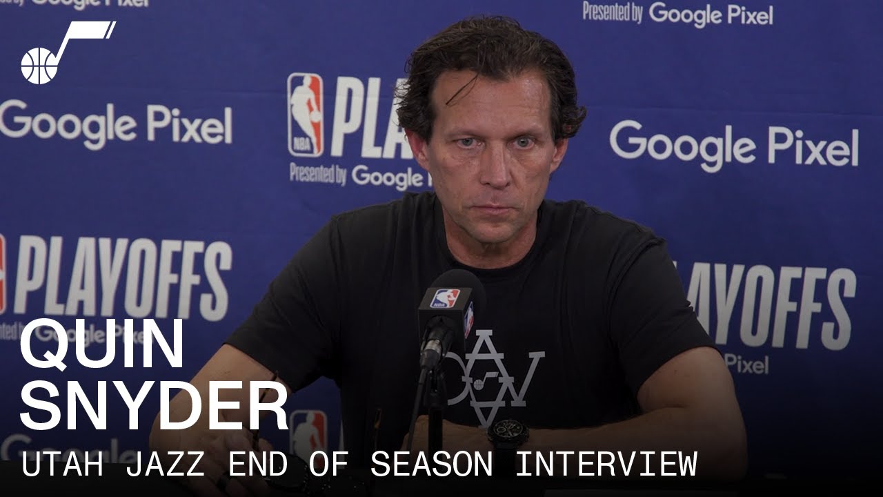 End of Season Interviews—Coach Quin Snyder | UTAH JAZZ - YouTube