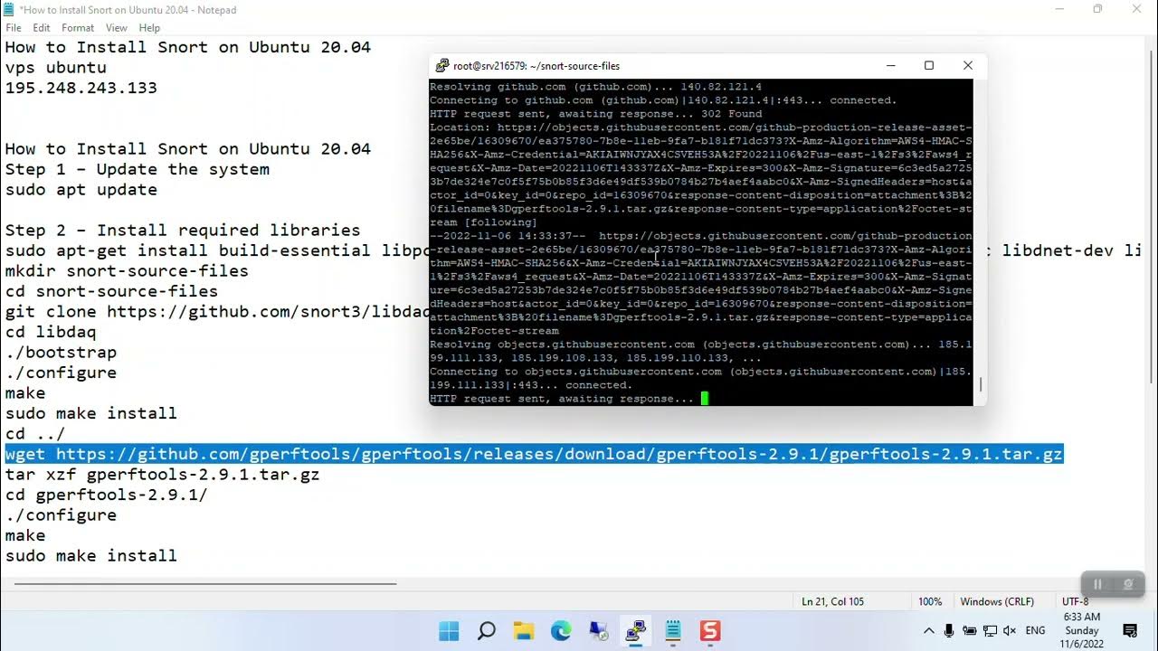 How to Install Snort on Ubuntu - YouTube