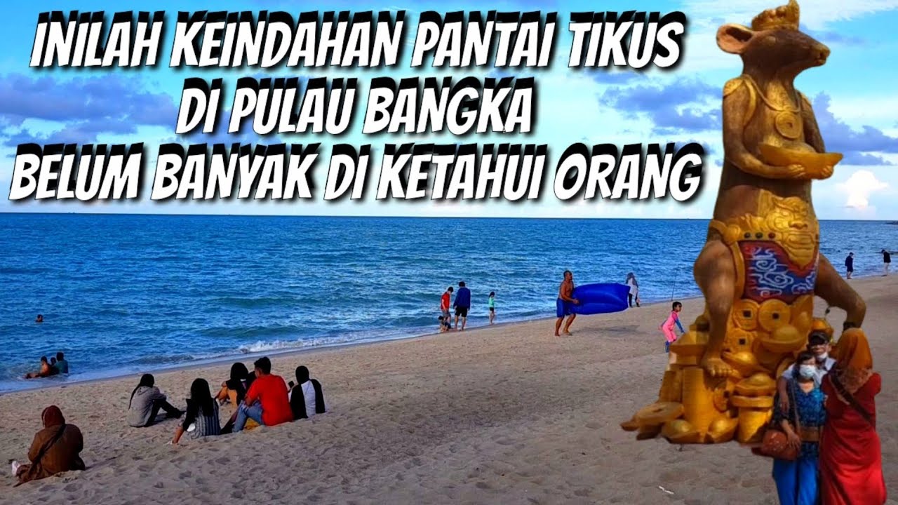 PANTAI TIKUS PANTAI YANG SANGAT INDAH DI PULAU BANGKA SEPERTI PANTAI DI ...