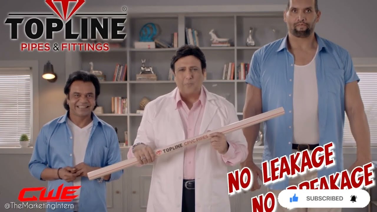 Topline Pipes - Govinda, The Great Khali and Rajpal Yadav #ad # ...