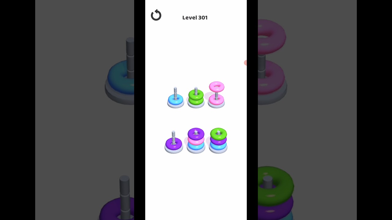 Hoop Stack Level 301 WalkThrough Solution Gameplay - YouTube
