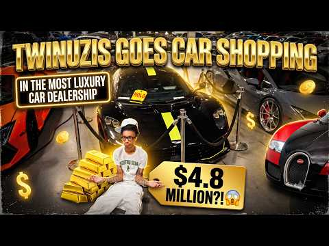 TWINUZIS goes CAR SHOPPING in the MOST LUXURY Car Dealership in AZ!