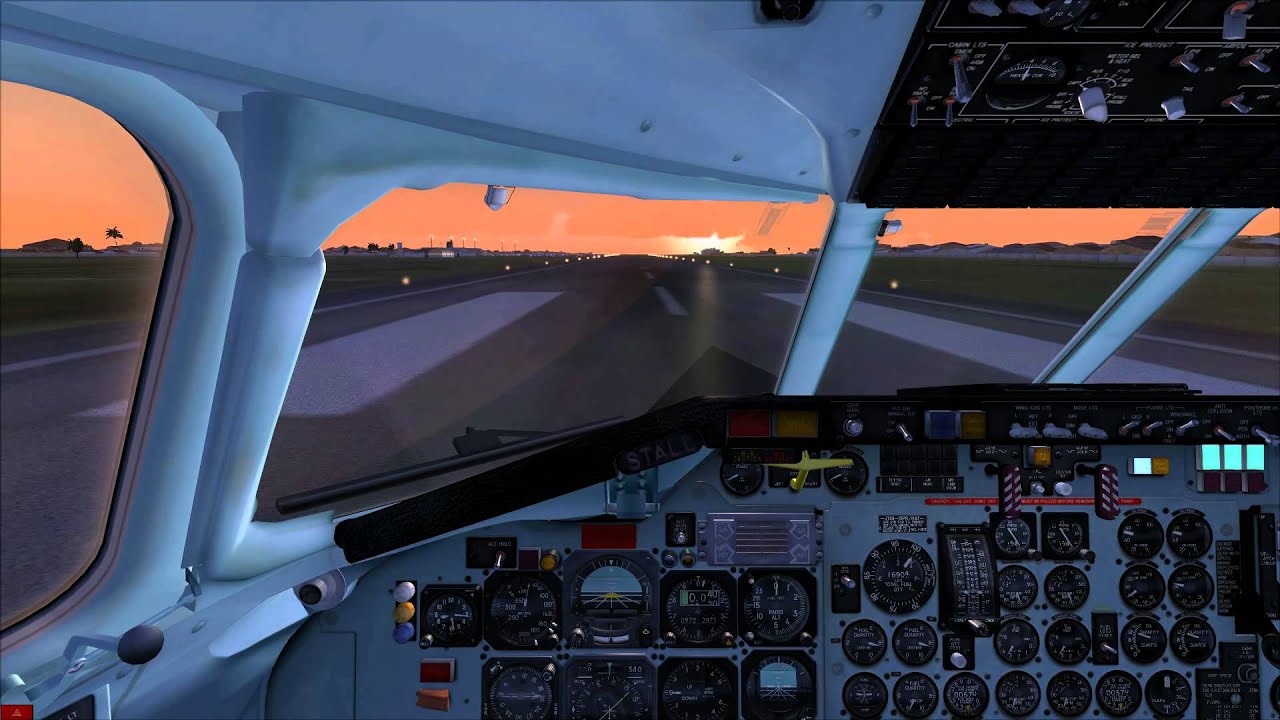FSX - DC 9 Landing @ Ilheus - YouTube