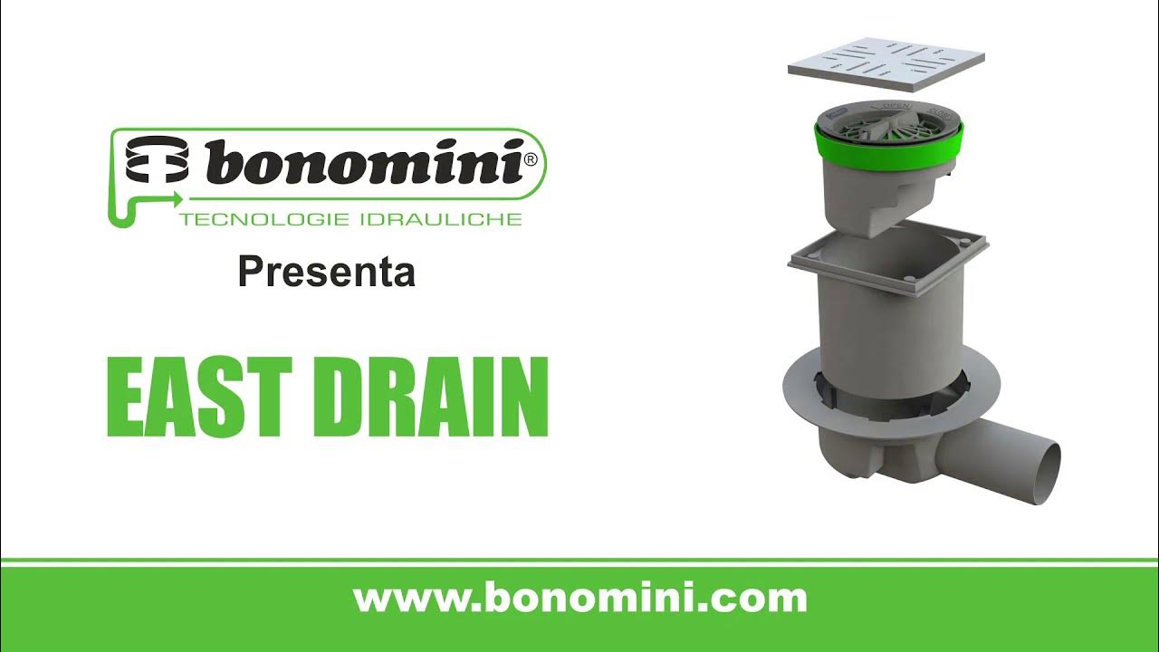Bonomini srl : Istruzioni montaggio del Sifone "East drain" - YouTube
