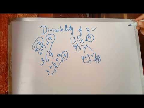 Divisiblity of 3|How We Check The Numbers can be divisible by 3 ...