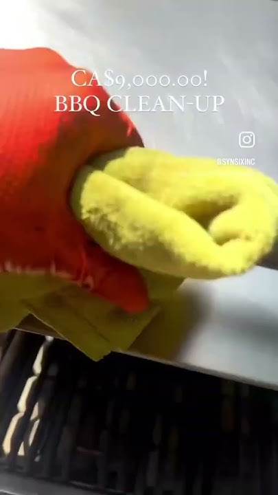 $9000 BBQ CLEAN UP - YouTube