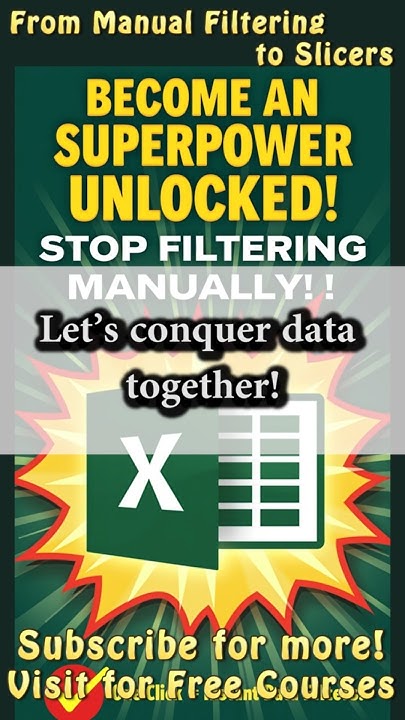 Master Slicers in Excel: Filter Data in Seconds! 🚀 | Excel Tips #Shorts #excel #exceltips - YouTube
