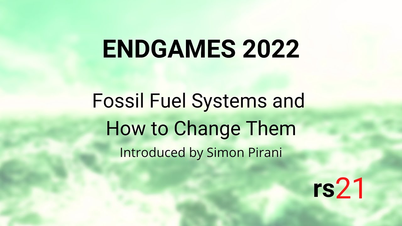 Fossil fuel systems and how to change them - YouTube