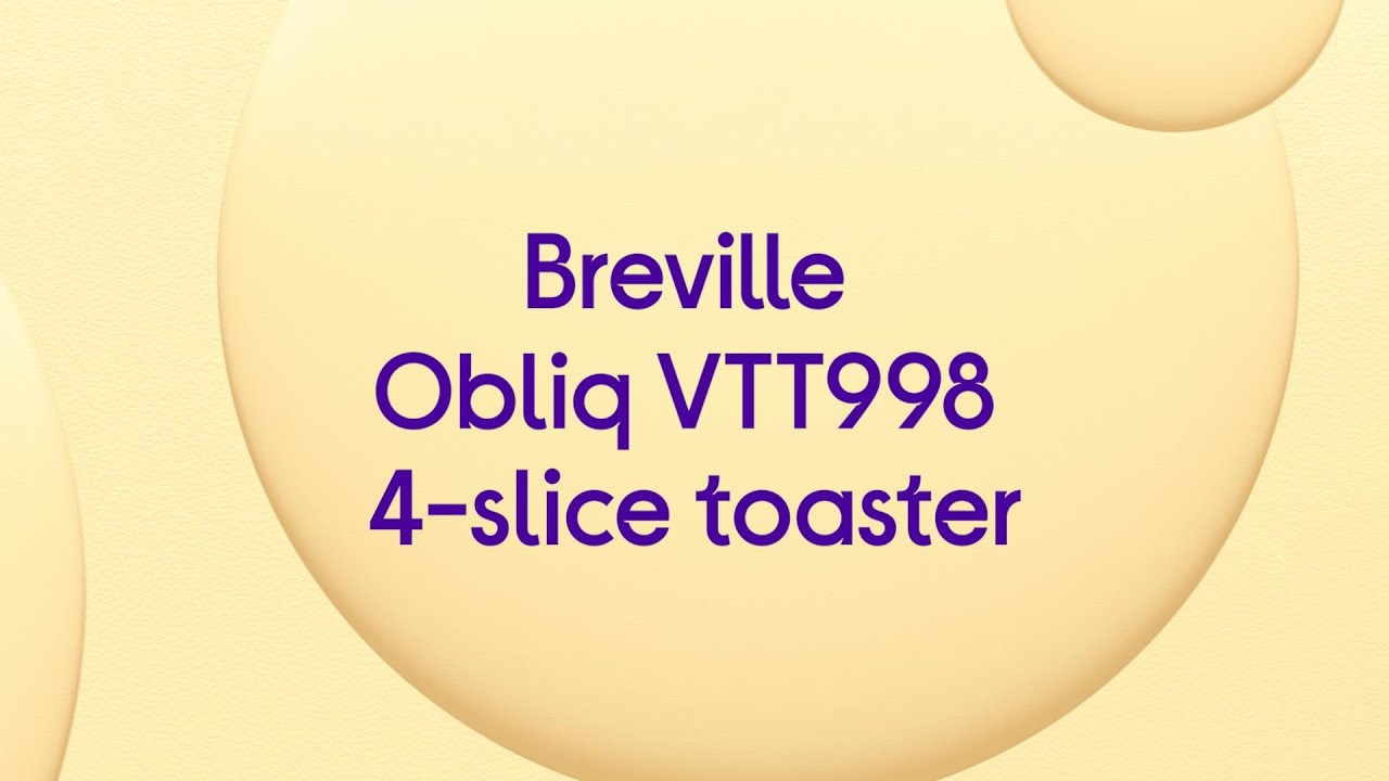 Breville Obliq VTT998 4-Slice Toaster - Lilac & Gold - Product Overview ...