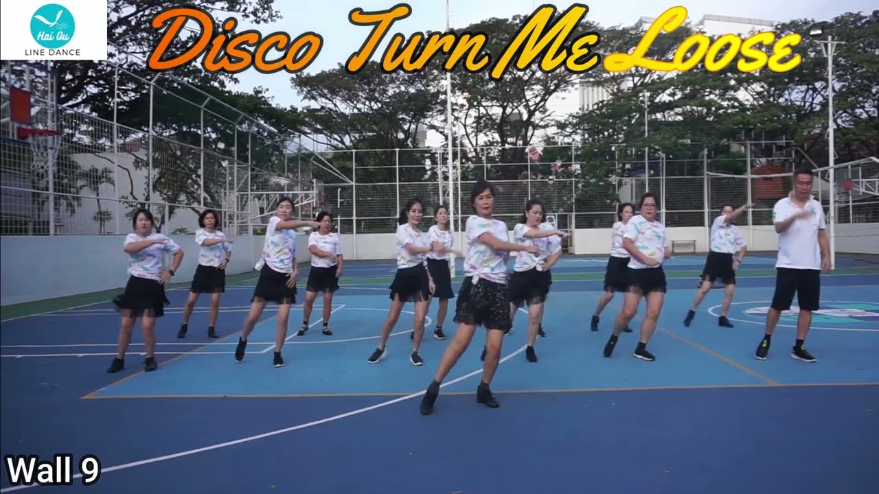 Disco Turn Me Loose - Line Dance - YouTube
