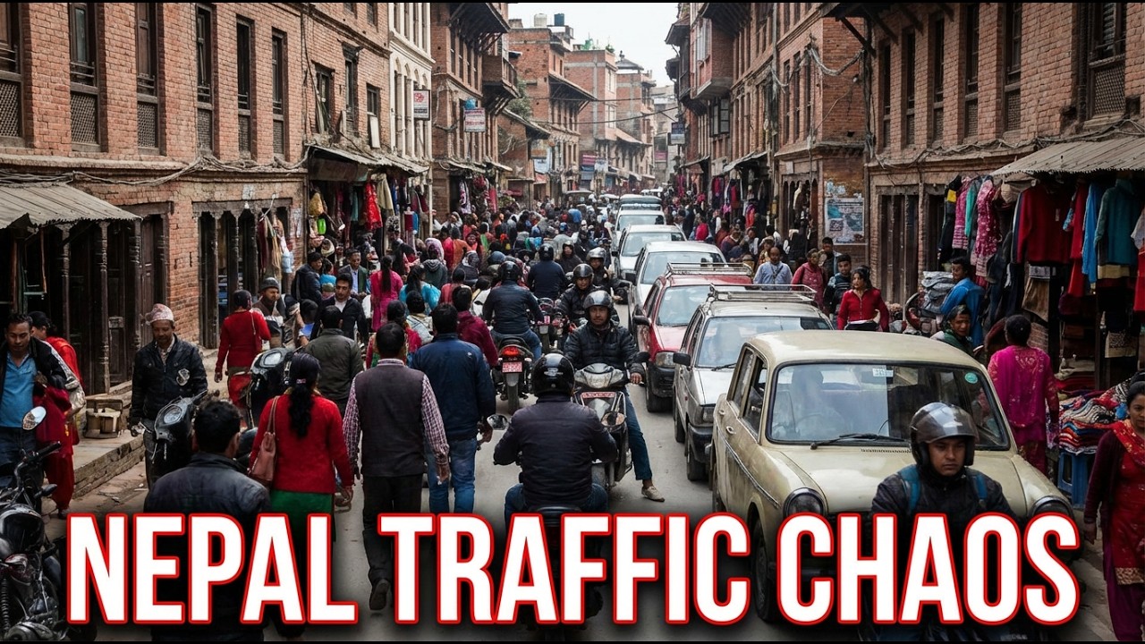 Nepal 2014 | Traffic & Streets in a Himalaya Country - YouTube