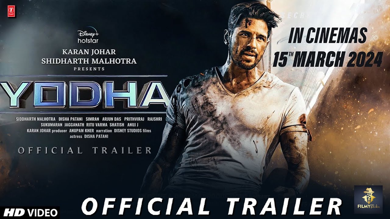 Yodha Official Trailer : Cinemas Date | Sidharth Malhotra | Disha ...