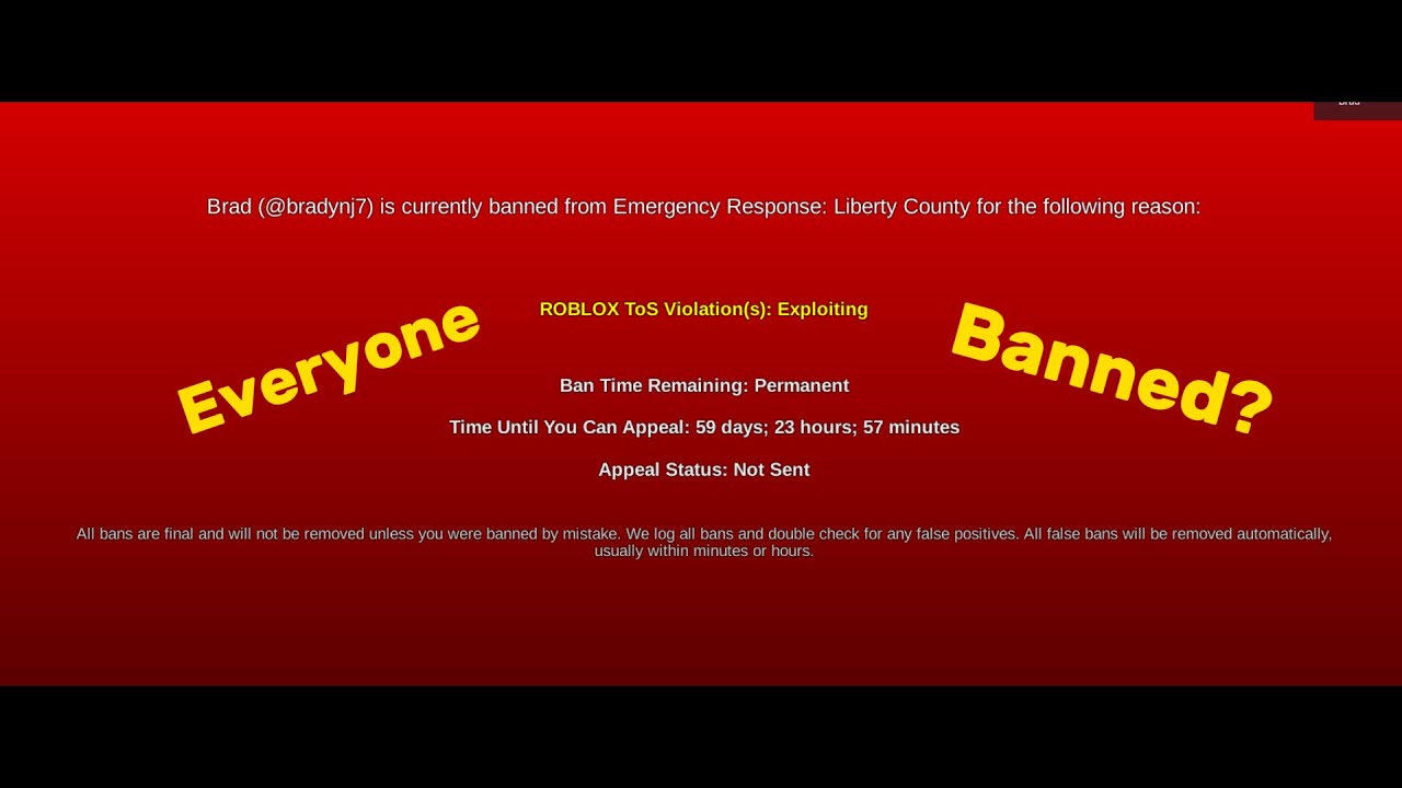 ER:LC Banned Everyone... - YouTube