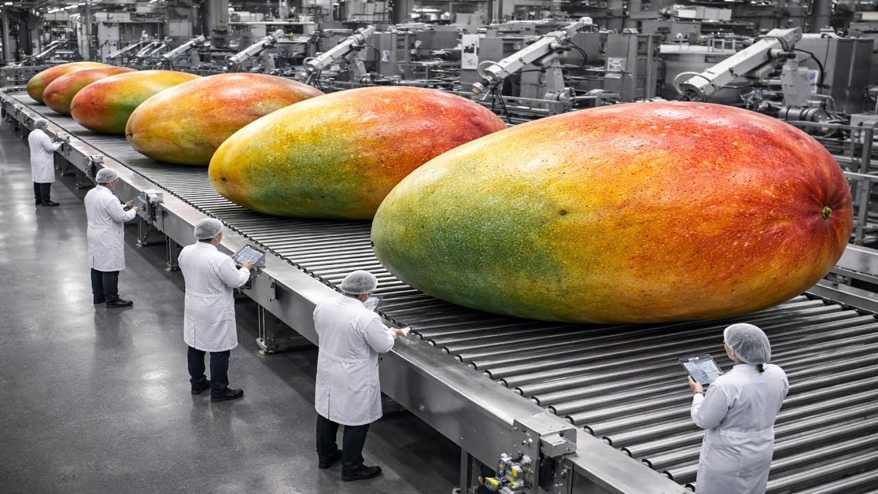 Modern Mango Factory: The Complete Process From Fruit to Dried Slices ...