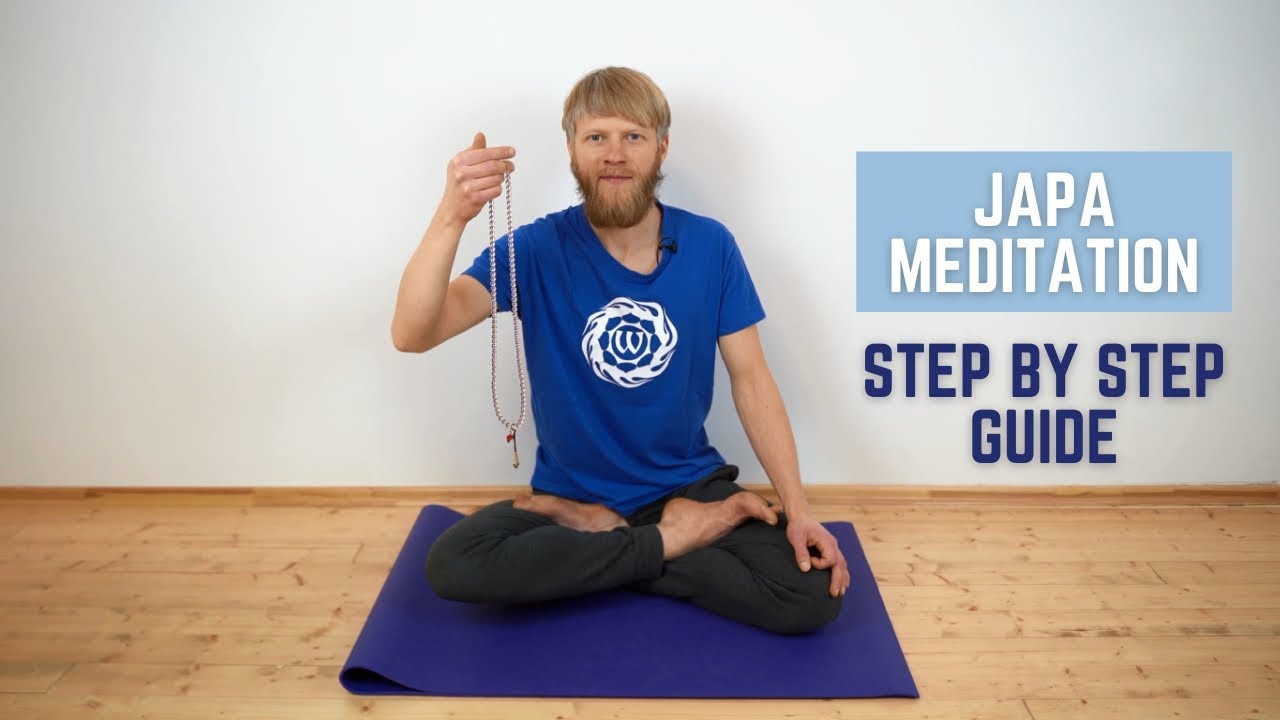 Japa meditation for beginners | How to chant mantra with mala beads ...