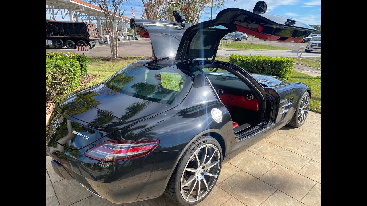 Mercedes Benz AMG SLS, Aggressive Drive and full Review - YouTube
